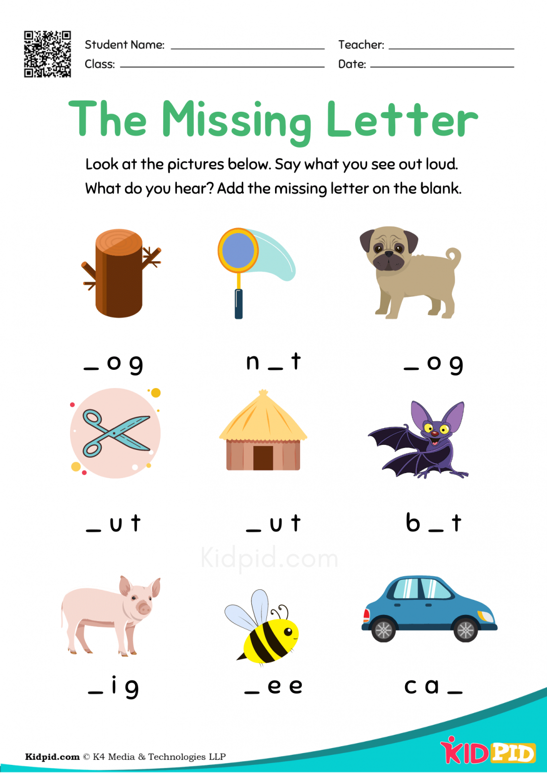 Three Letter Missing Words Worksheets Three Letter Missing Words Worksheets