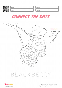 Fruits Connect the Dot Worksheets for Kids - Kidpid