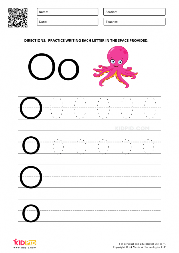 A to Z Alphabet Writing Practice Book - Free Tracing Printables - Kidpid