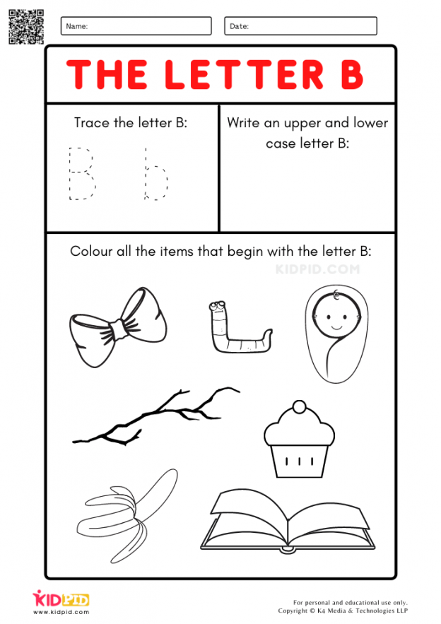 A-Z Letter Focus Worksheets for Preschool - Kidpid