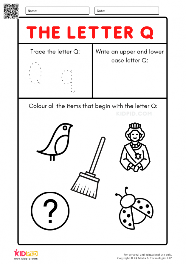 A-Z Letter Focus Worksheets for Preschool - Kidpid