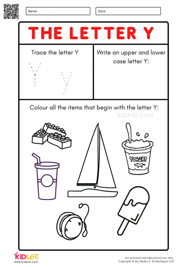 A-Z Letter Focus Worksheets for Preschool - Kidpid