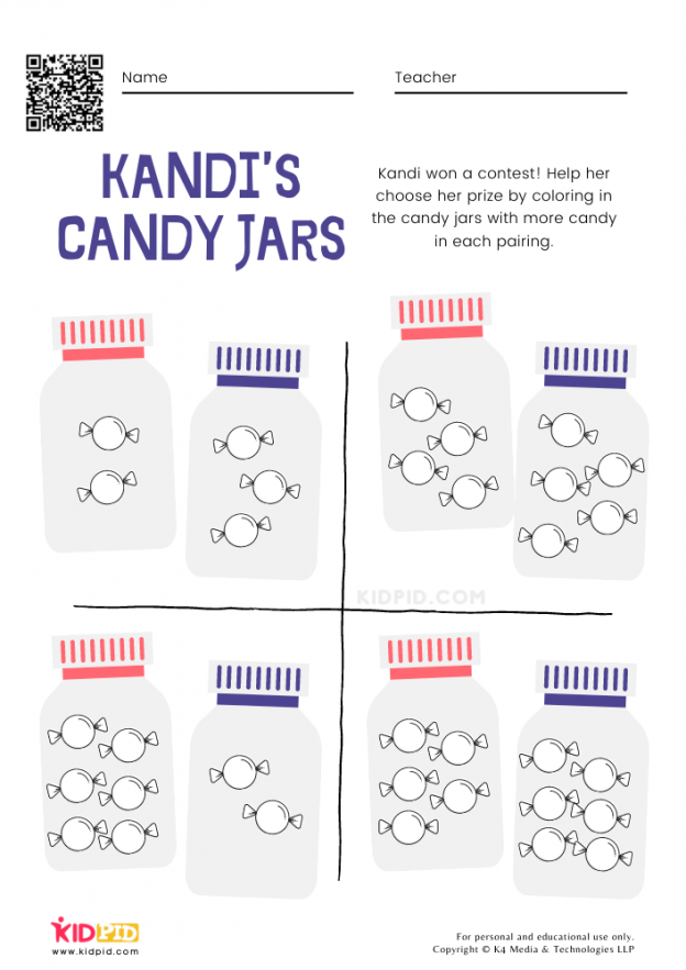 Comparison Math Coloring Activity Printable Worksheets - Kidpid