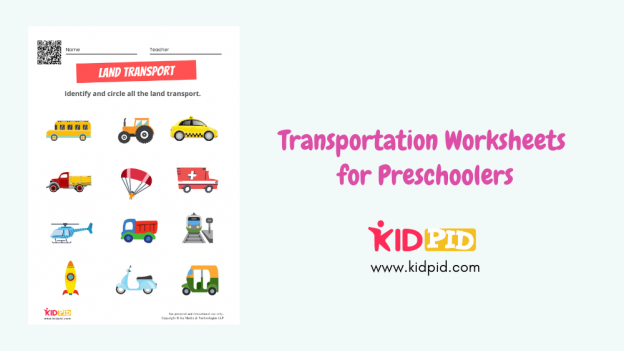 Free Transportation Worksheets for Preschoolers - Kidpid