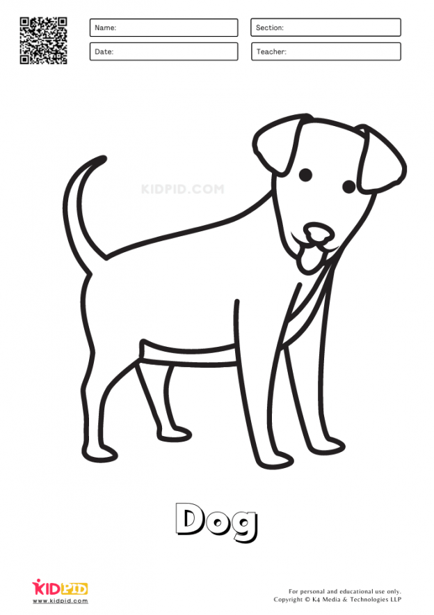Farm Animal Coloring Printable Worksheets - Kidpid