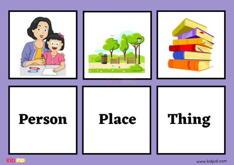Nouns Matching Flashcards - Kidpid