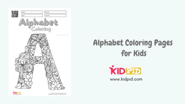 Alphabet Coloring Pages for Kids - Kidpid