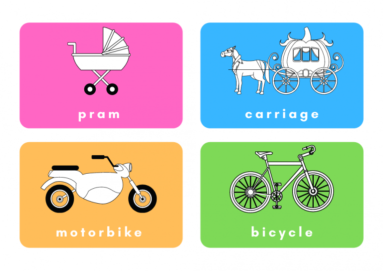 Transport Flashcards - Kidpid