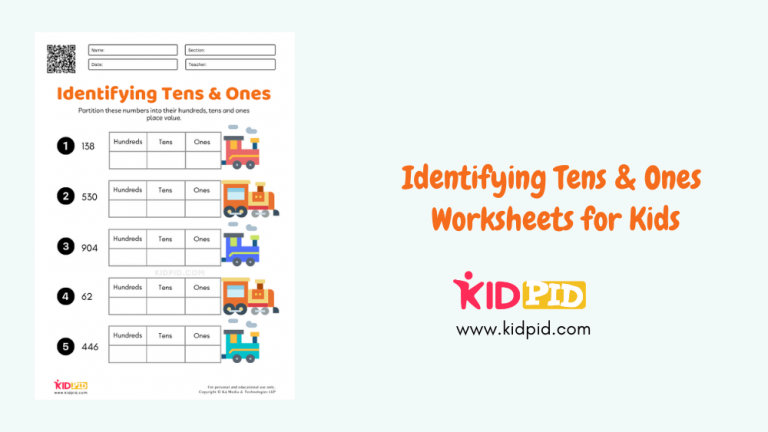 Identifying Tens & Ones Worksheets for Kids (Grade 2) - Kidpid