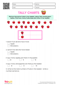 Tally Charts Free Printable Worksheets for Grade 1 - Kidpid