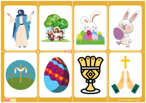 Easter Flashcards - Kidpid