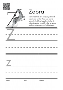 Animal Alphabet Letter Practice Free Printable Worksheets - Kidpid