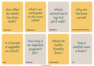 Fun Facts Brain Breaks Trivia Flashcards - Kidpid