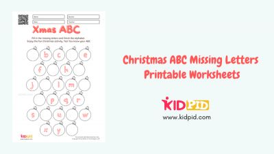 Christmas ABC Missing Letters Printable Worksheets - Kidpid