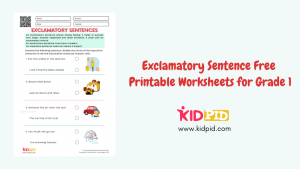Exclamatory Sentence Free Printable Worksheets for Grade 1 - Kidpid