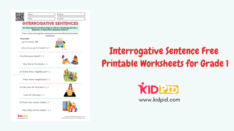 Interrogative Sentence Free Printable Worksheets for Grade 1 - Kidpid