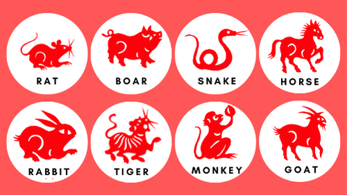 Chinese Zodiac Flashcards - Kidpid