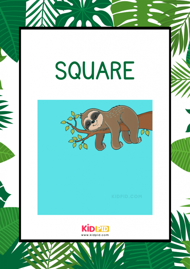 Sloth Shape Posters - Kidpid