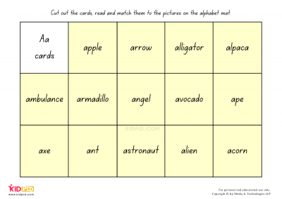 Alphabet Match Game for Kids - Kidpid