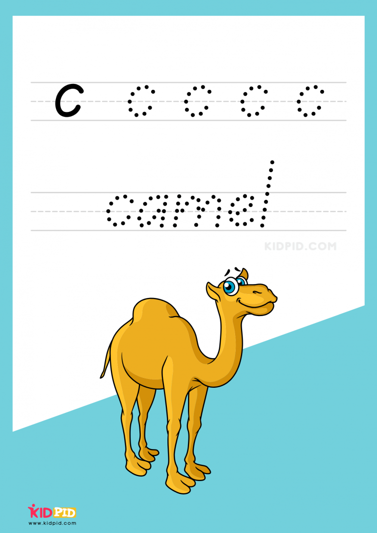 Colorful Animals Alphabet Writing Worksheets - Kidpid