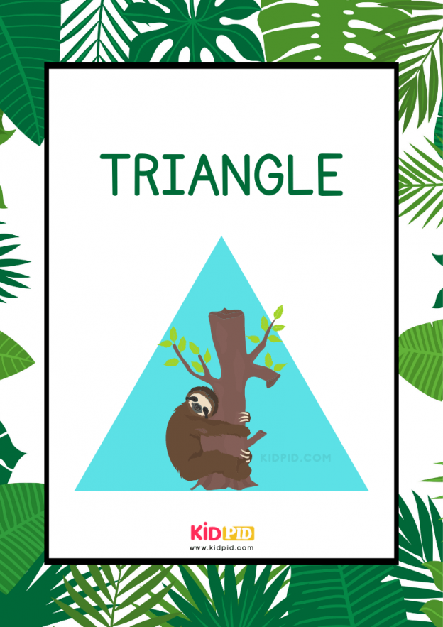 Sloth Shape Posters - Kidpid