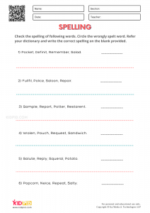 Dictionary Skills Printable Worksheets for Grade 2 - Kidpid