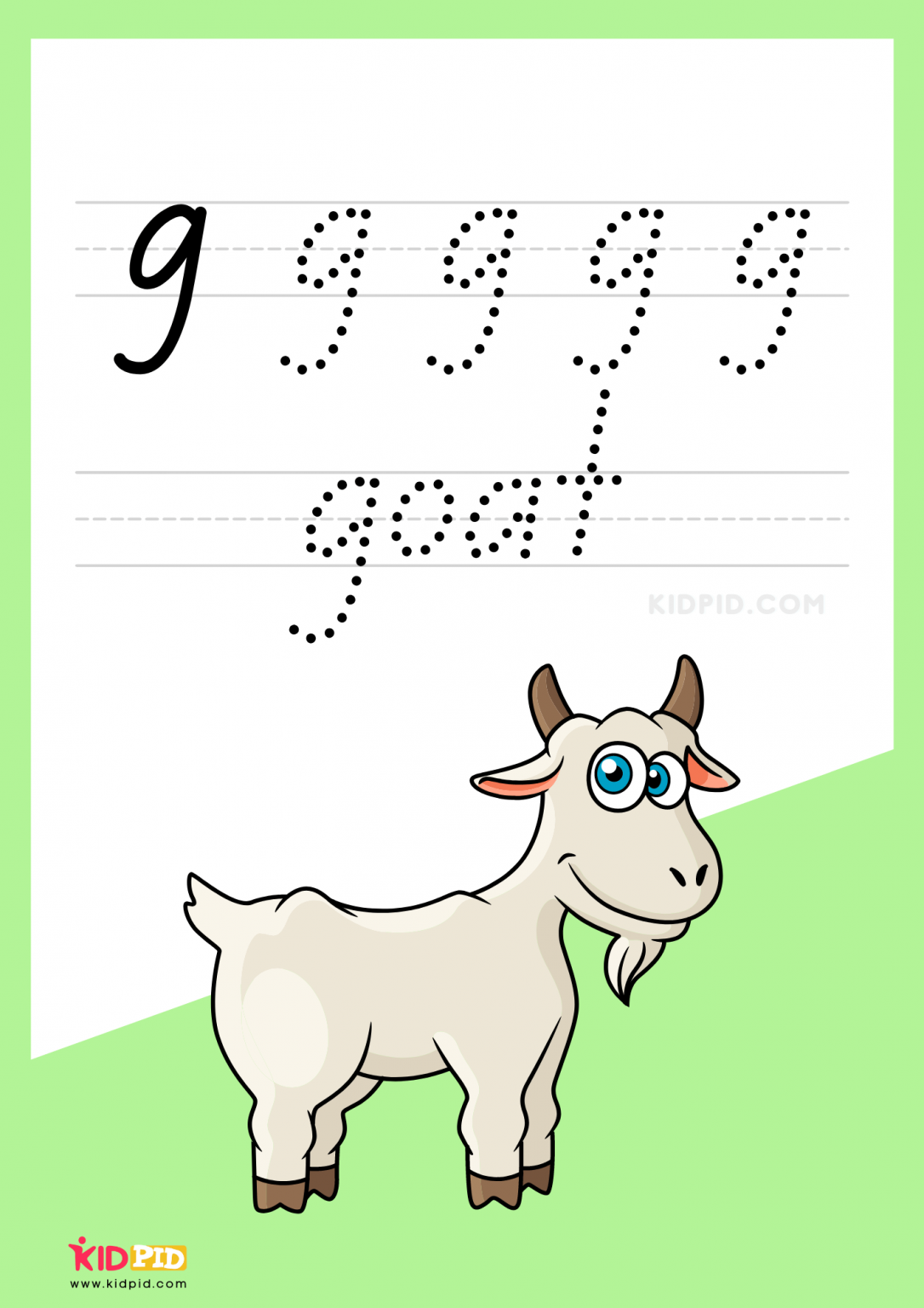 Colorful Animals Alphabet Writing Worksheets - Kidpid