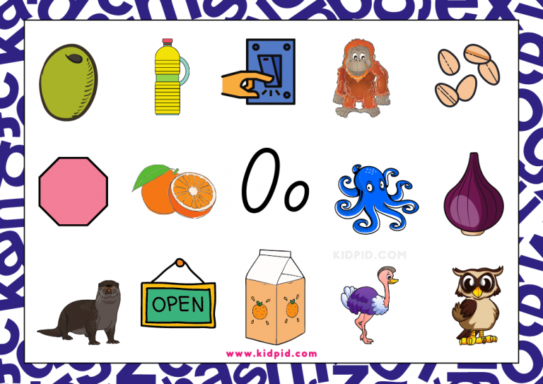 Alphabet A - Z Picture Mats Worksheet - Kidpid