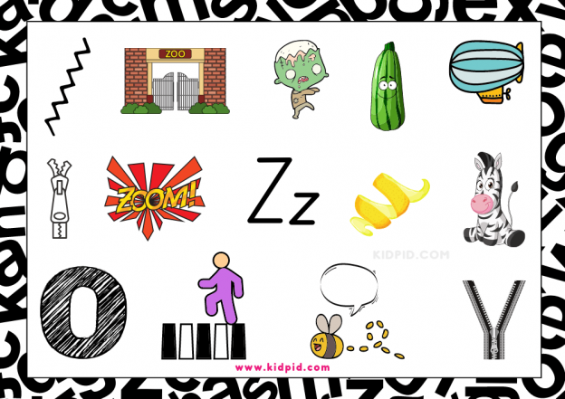 Alphabet A - Z Picture Mats Worksheet - Kidpid