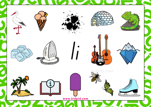 Alphabet A - Z Picture Mats Worksheet - Kidpid