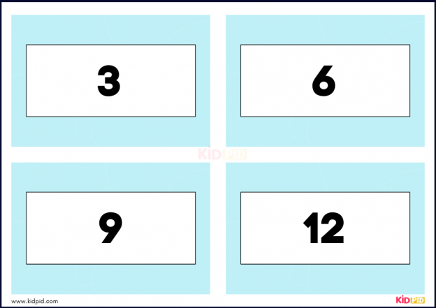 Times Tables Multiplication Matching Card Game Flashcards - Kidpid
