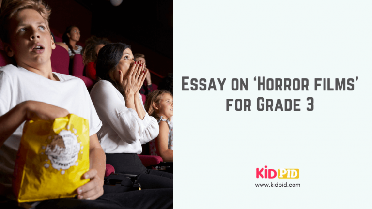 Essay on ‘Horror films’ for Grade 3 - Kidpid