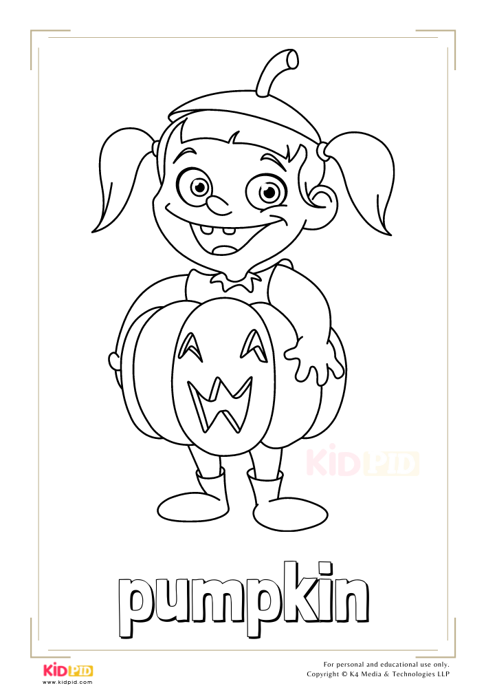 Halloween Coloring Book - Free Download - Kidpid