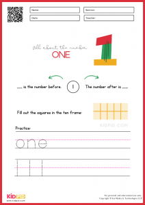 Christmas Number Practice Worksheet for Kindergarten - Kidpid