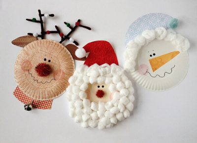 Christmas Paper Plate Crafts for Kids - Kidpid