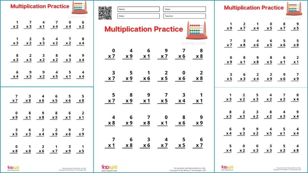 X6 Practice Worksheets Free 6 Times Table Worksheets At