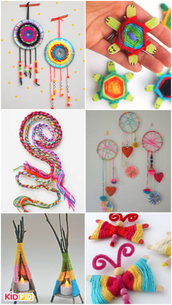 Easy DIY Yarn Crafts for Kids - Kidpid