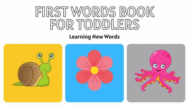 First Words Book (A to Z) for Toddlers - Kidpid