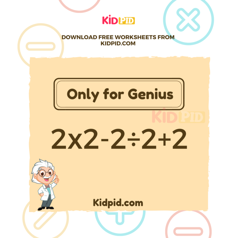 Simple Math Quiz - Kidpid
