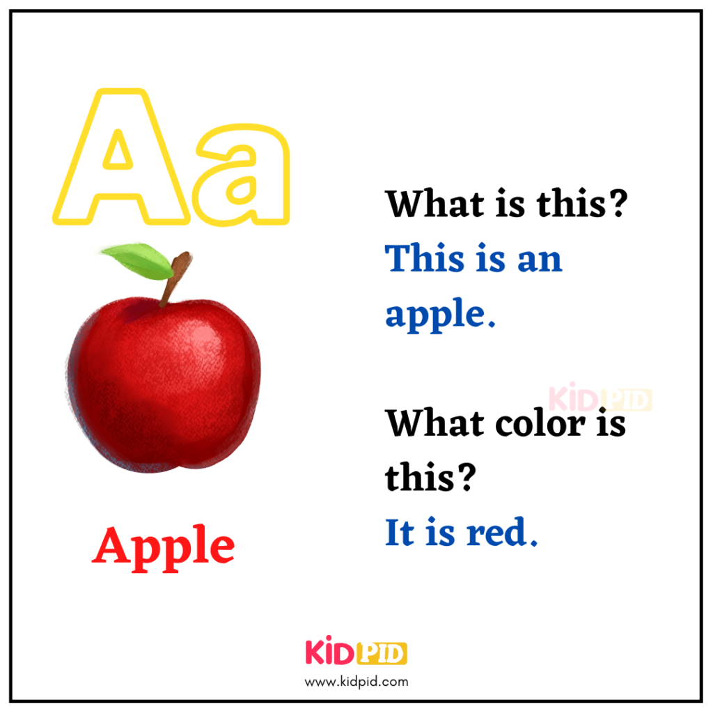 Learn with Alphabets - Book for Kids - Kidpid