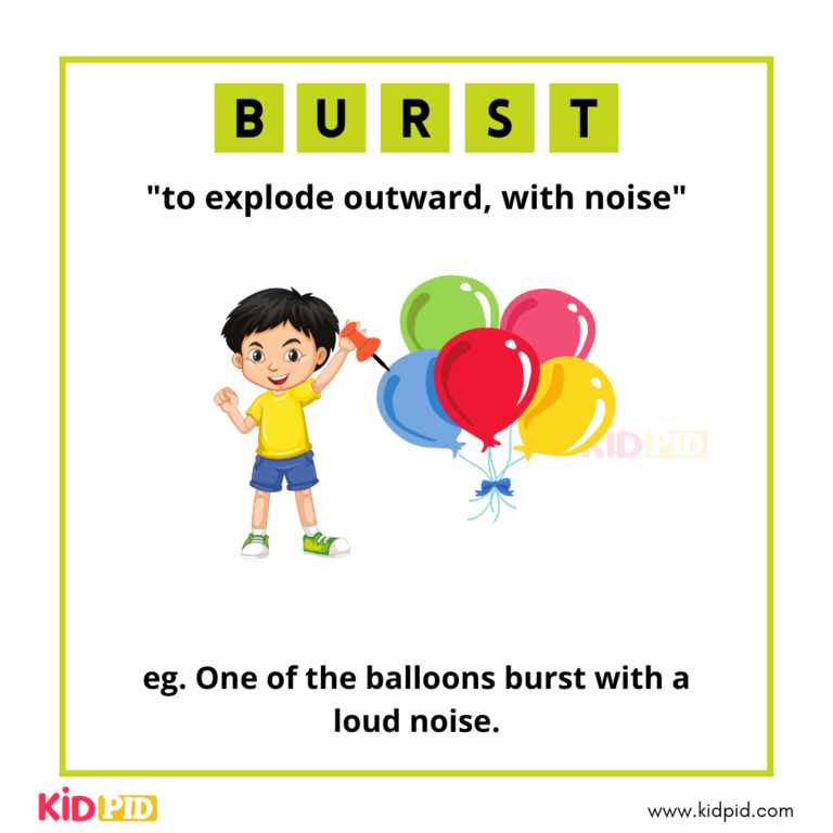 Vocabulary: Words With Meaning and Example - Kidpid