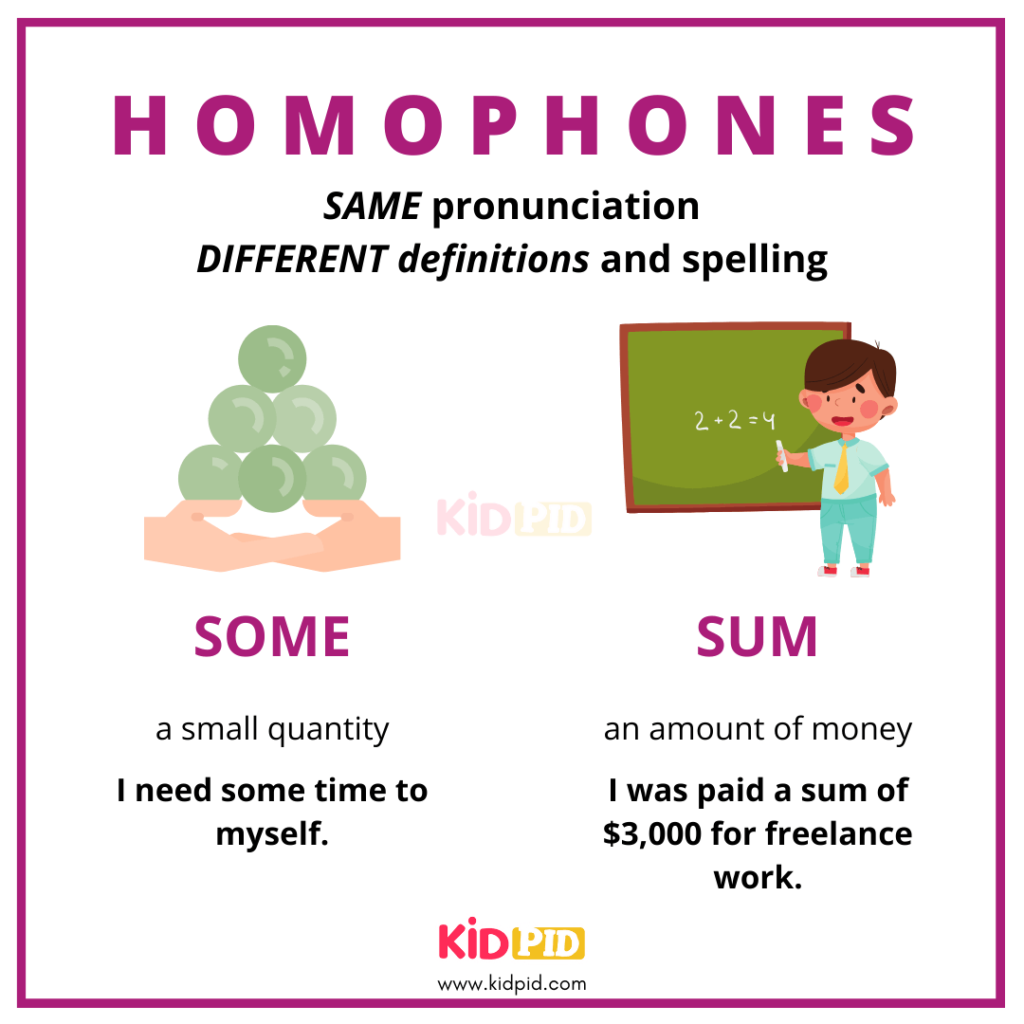 Homophones - Kidpid