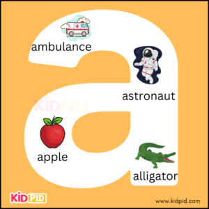 A to Z Alphabet Vocabulary - Kidpid
