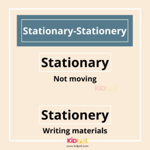 Similar Words Different Meanings - Kidpid