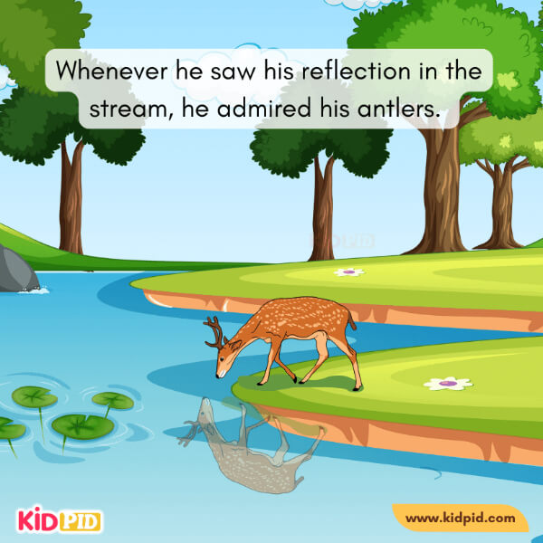 The Deer And His Antlers - Free Story Book Download - Kidpid