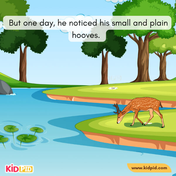 The Deer And His Antlers - Free Story Book Download - Kidpid