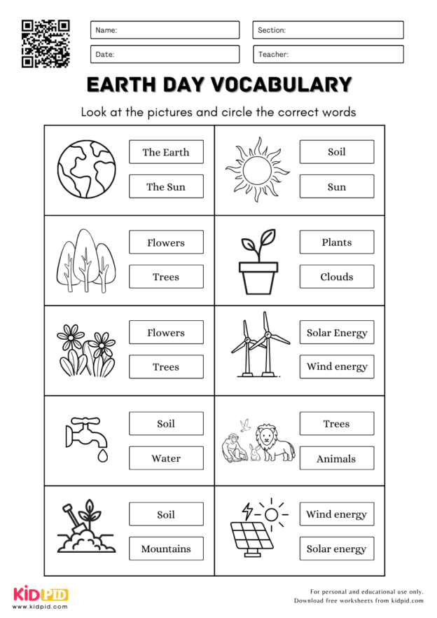 Earth Day Activity Book - Kidpid