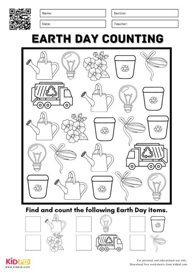 Earth Day Activity Book - Kidpid