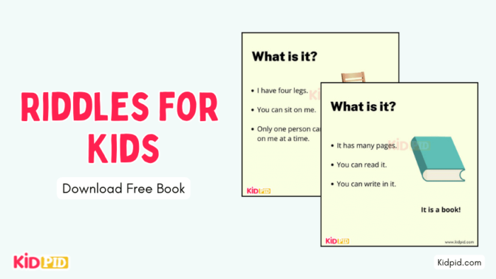 Riddles for Kids - Free Book - Kidpid