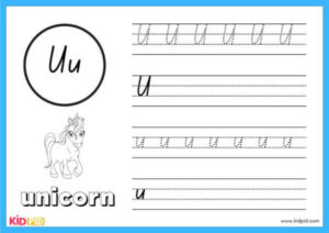 Alphabet Animals Handwriting Book - Kidpid